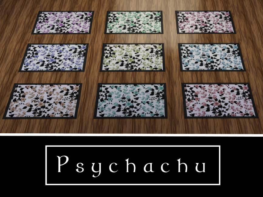 The Sims Resource - Rug - Floral