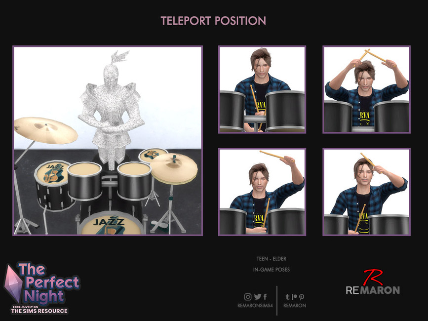 The Sims Resource - The Perfect Night Band Pose