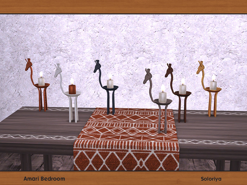 The Sims Resource - Amari Bedroom. Functional Candle