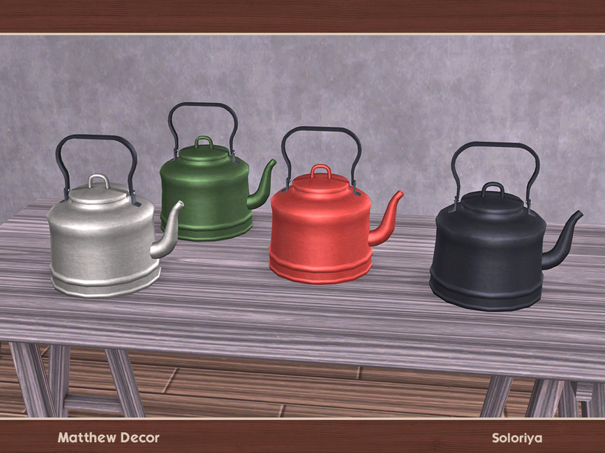 The Sims Resource - Matthew Decor. Teapot