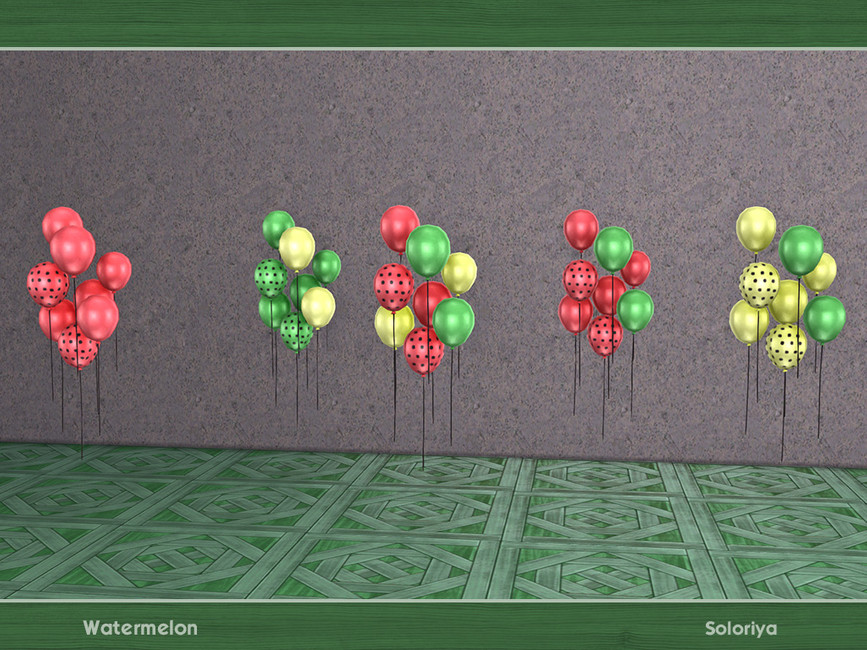 The Sims Resource - Watermelon. Balloons