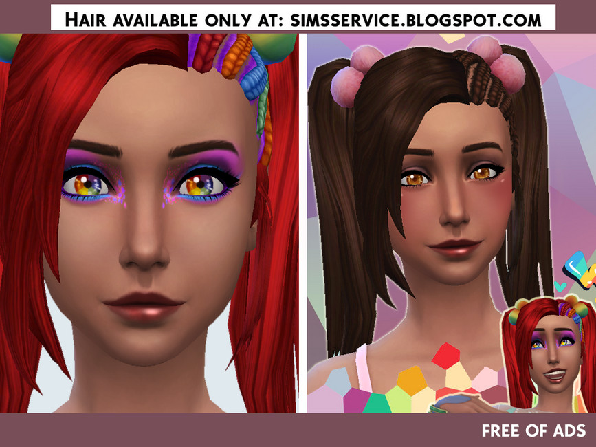The Sims Resource - Rainbow eyes