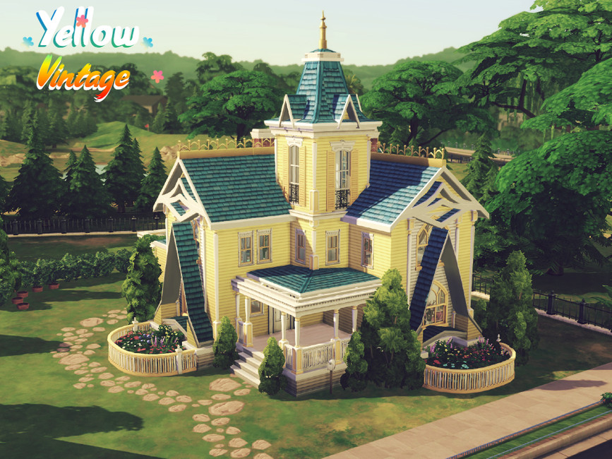 The Sims Resource - Yellow Vintage
