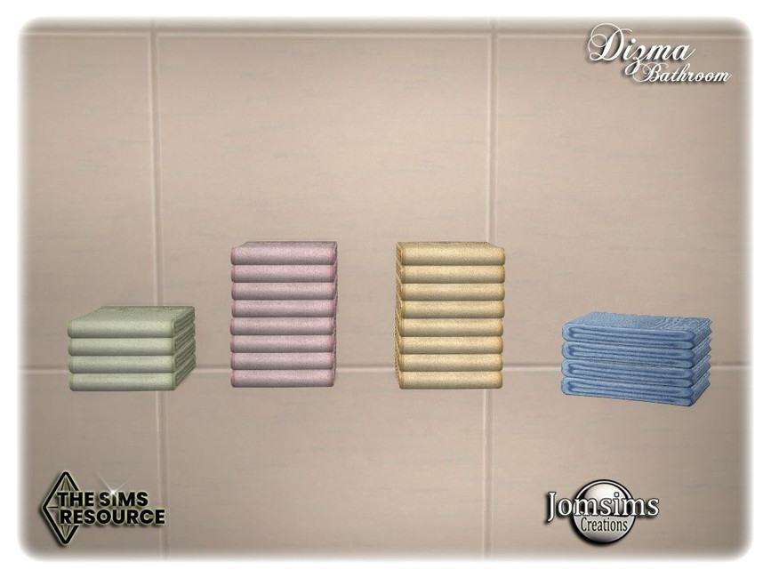 The Sims Resource - Dizma bathroom towel deco