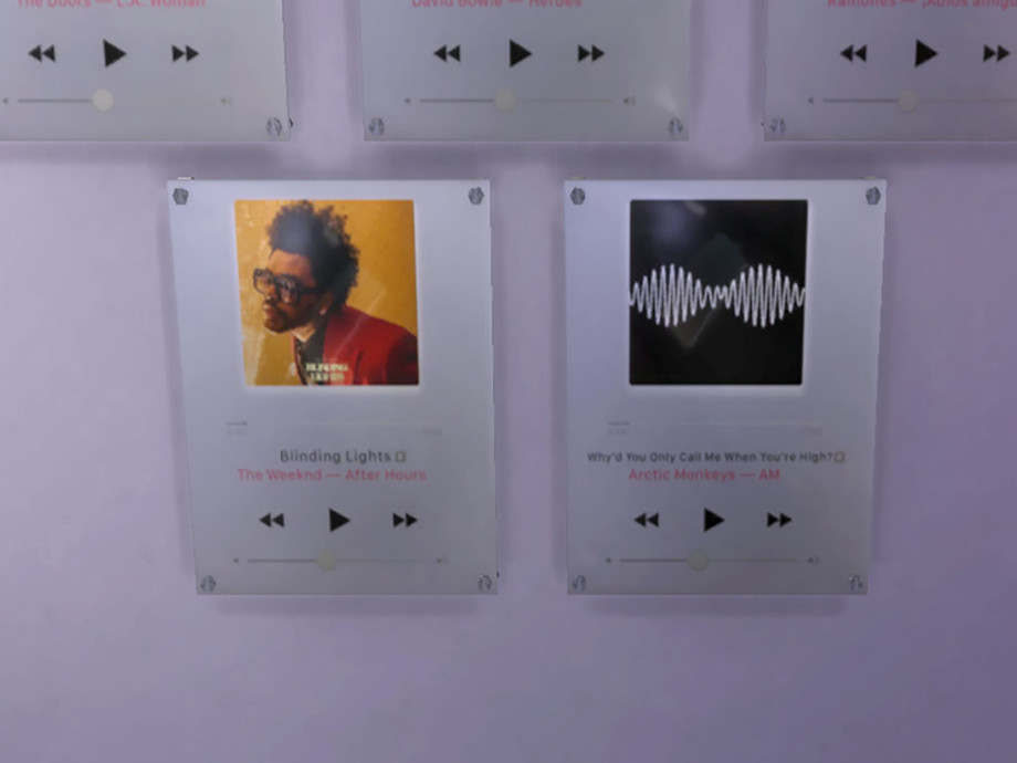 The Sims Resource | Acrylic Song Plaque