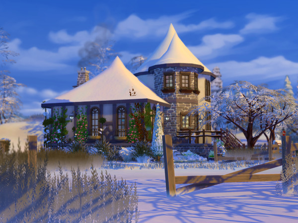 The Sims Resource | Windenburg Cottage no cc lot 20x20