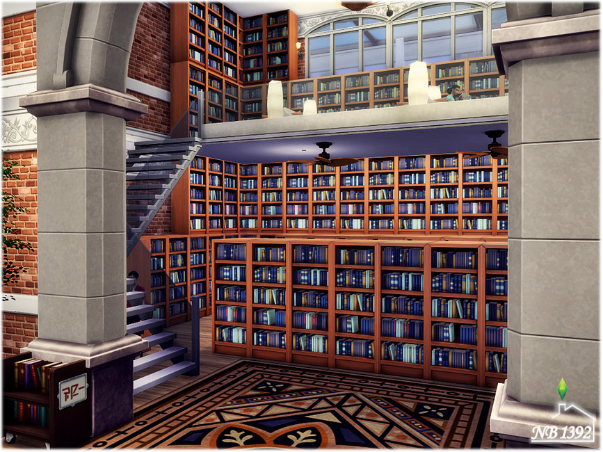 The Sims Resource - Augustus Library (No CC!)