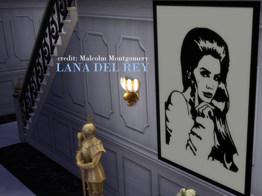 The Sims Resource | Female Singer Stencil Paintings