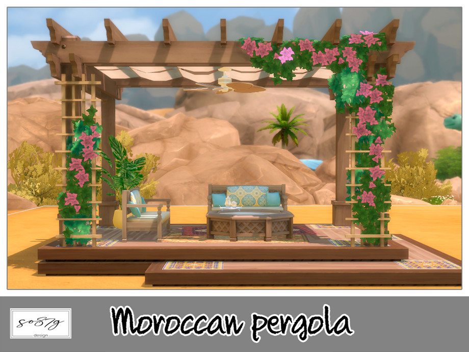 The Sims Resource | Moroccan Pergola