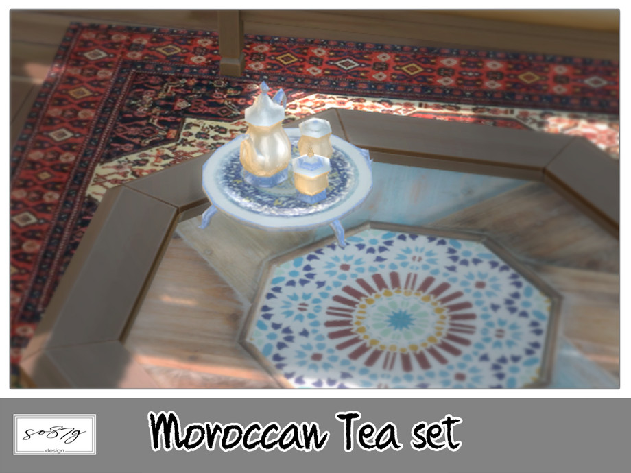 The Sims Resource | Moroccan Tea Set