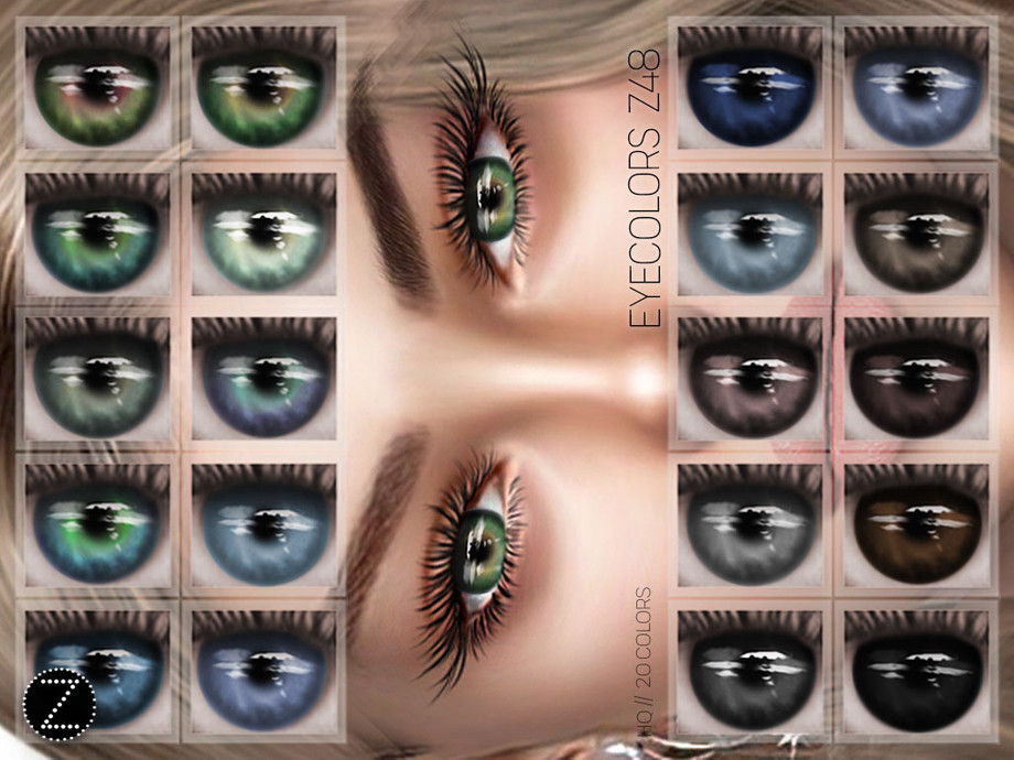 The Sims Resource | EYECOLORS Z48