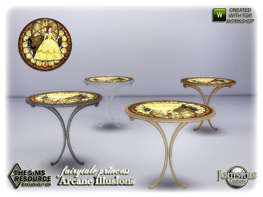 The Sims Resource - Arcane Illusions fairytale princess end table