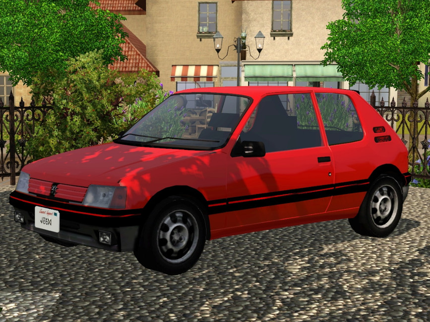 The Sims Resource - Peugeot 205 GTI
