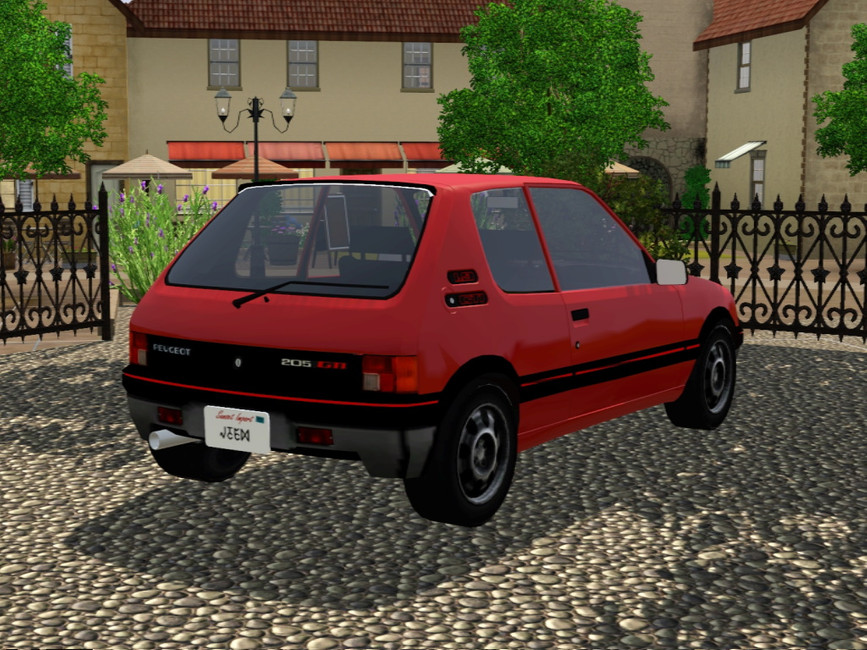 The Sims Resource - Peugeot 205 GTI