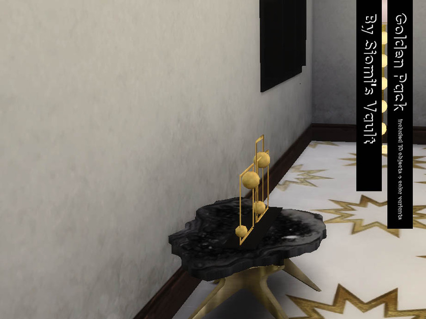 The Sims Resource - Golden set Modern sculpture