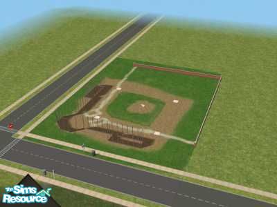 The Sims Resource - Baseball Field