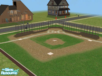The Sims Resource - Baseball Field