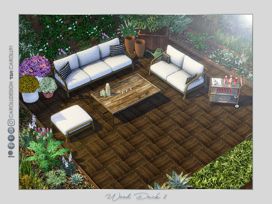 The Sims Resource - Wood Deck 2