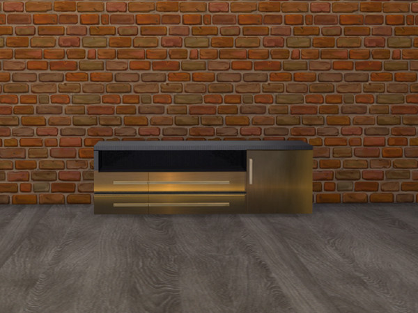 The Sims Resource | City Living Modular TV Entertainment Center
