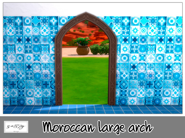 The Sims Resource | Moroccan large arch