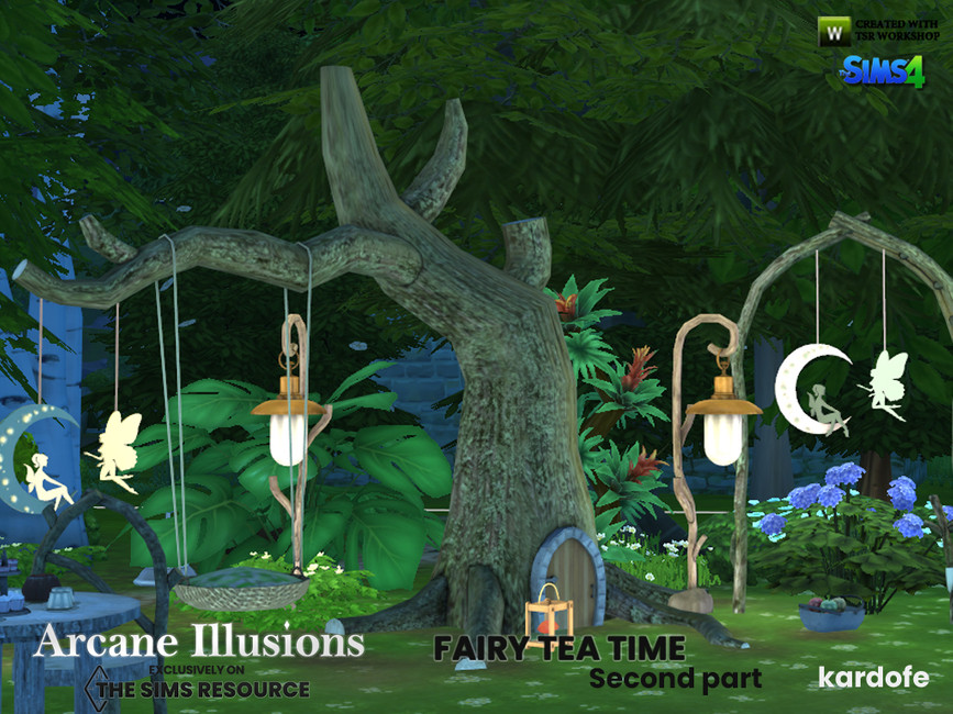 The Sims Resource - Arcane Illusions Fairy tea time 2
