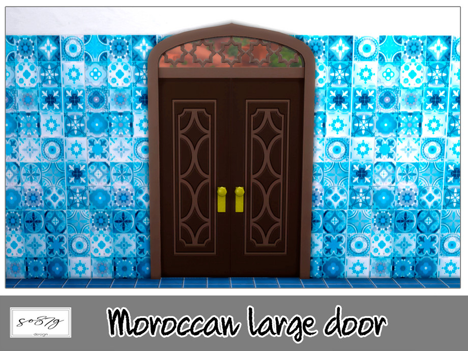 The Sims Resource | Moroccan large door