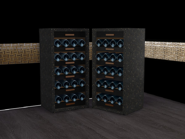 The Sims Resource | Black and Gold Nectar Cooler