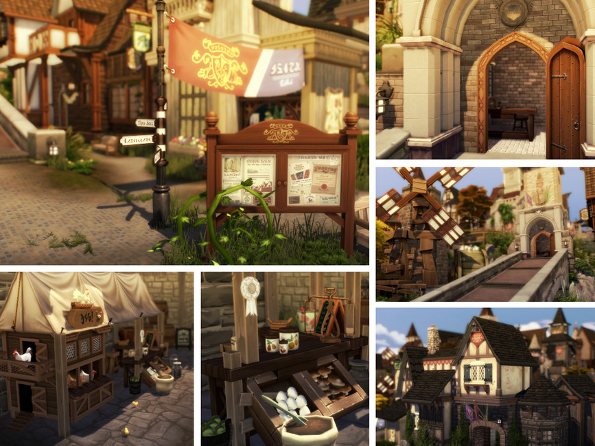 The Sims Resource - Old Henford Medieval Town