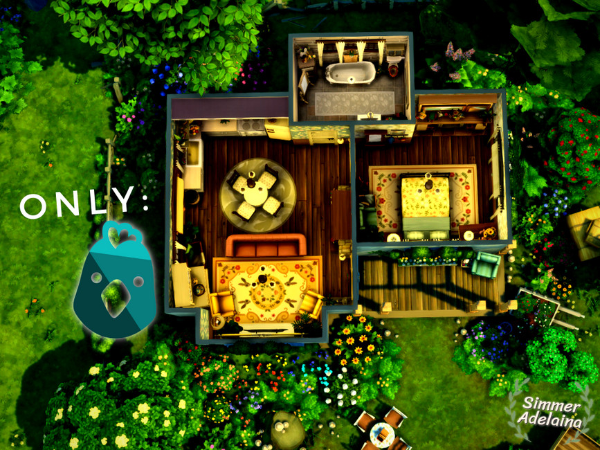 The Sims Resource - Cordelia's Secret Cottage