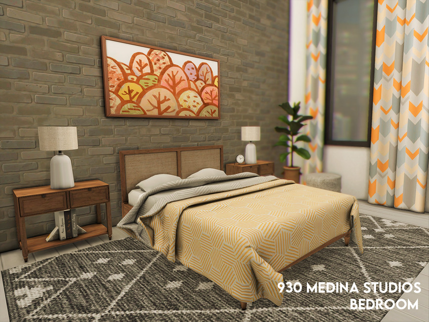 The Sims Resource - 930 Medina Studios - Bedroom (TSR only CC)