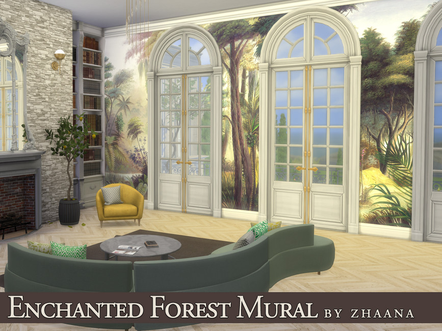 The Sims Resource - Enchanted Forest Mural