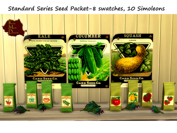 The Sims Resource | Standard Series Seed Packet