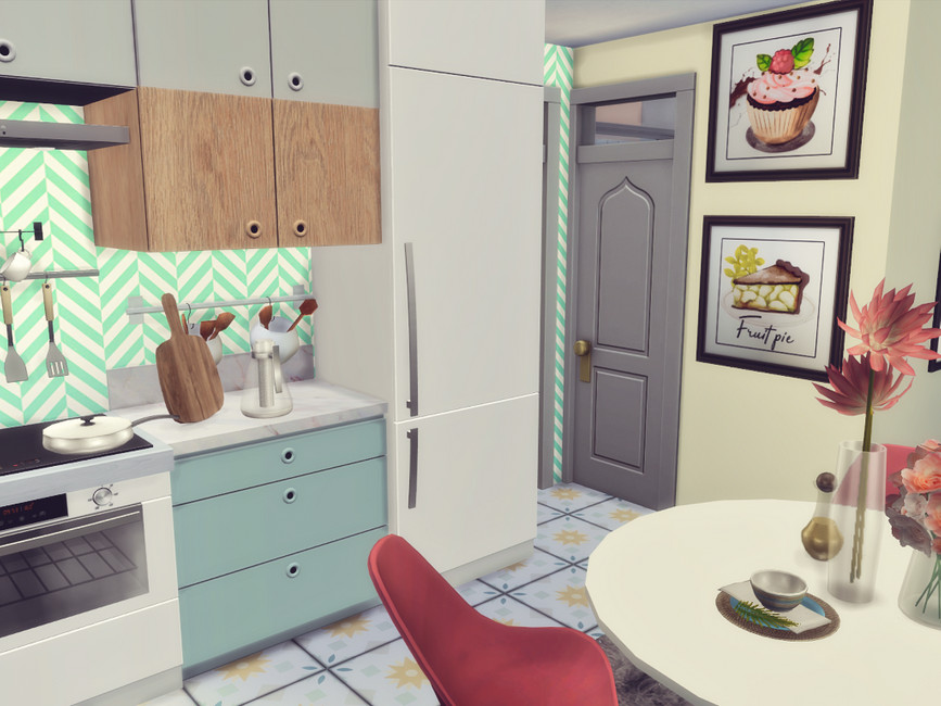 The Sims Resource - Pastella Kitchen- Only TSR CC