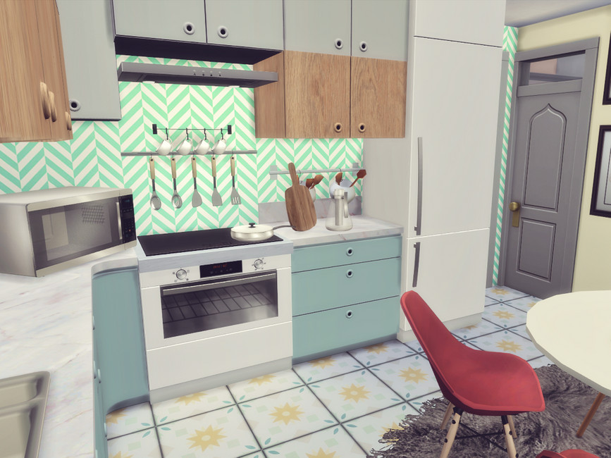The Sims Resource - Pastella Kitchen- Only TSR CC
