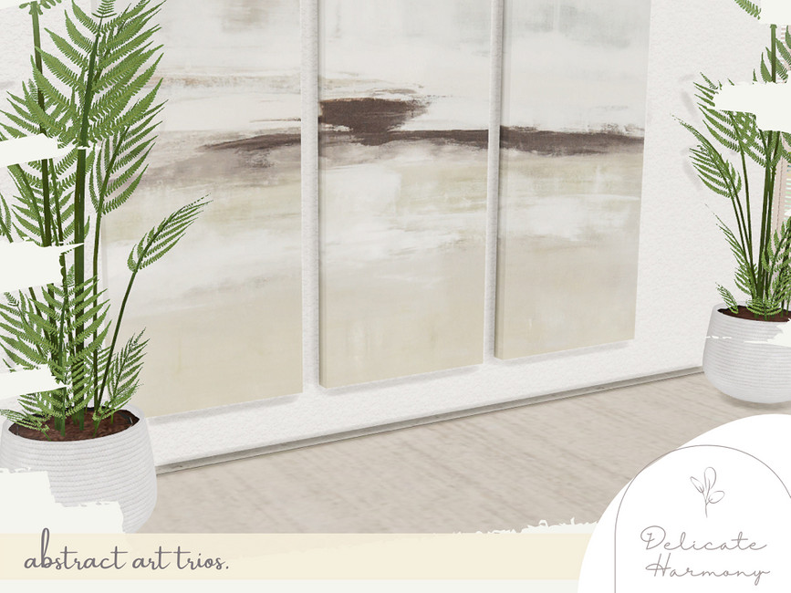 The Sims Resource - Abstract Artwork Trios