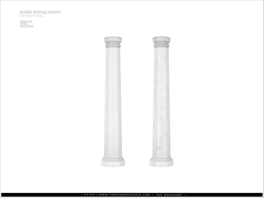 The Sims Resource - Kalla living - decorative column MW