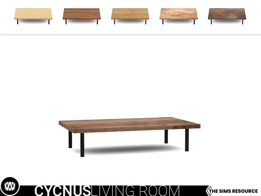 The Sims Resource - Cycnus Coffee Table