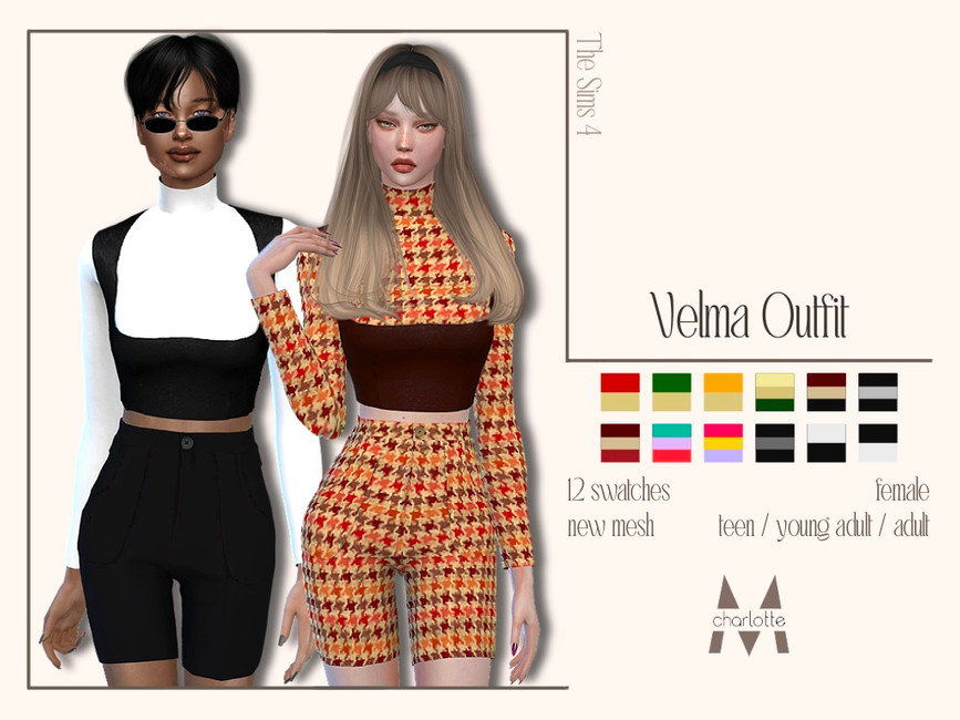 The Sims Resource - Velma Outfit