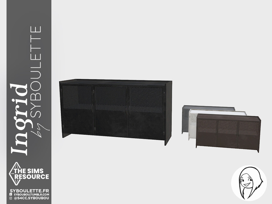 The Sims Resource - Ingrid - Sideboard