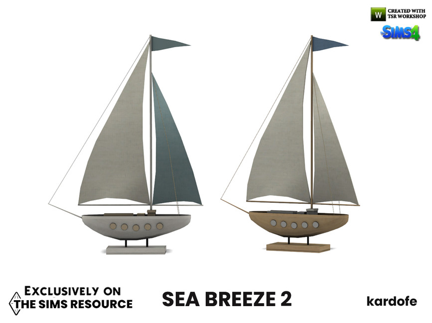The Sims Resource - Sea breeze_Sailboat