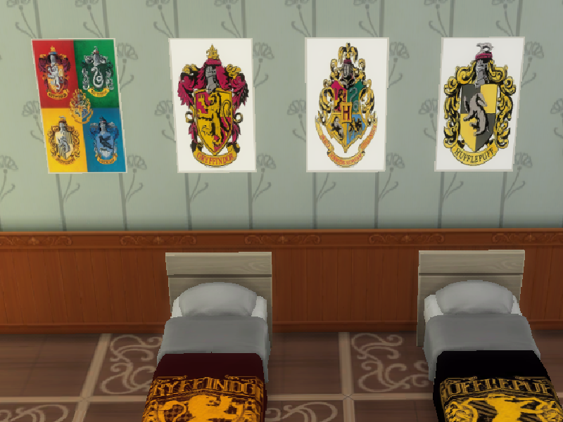 The Sims Resource | Paintings Coats of Arms Harry Potter