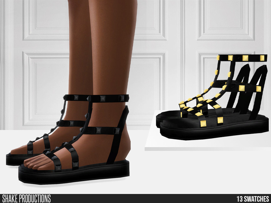 The Sims Resource - 742 - Studded Sandals