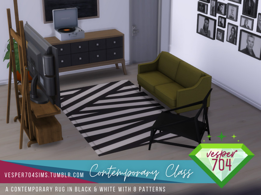 The Sims Resource - Contemporary Class (A Base Game Recolor)