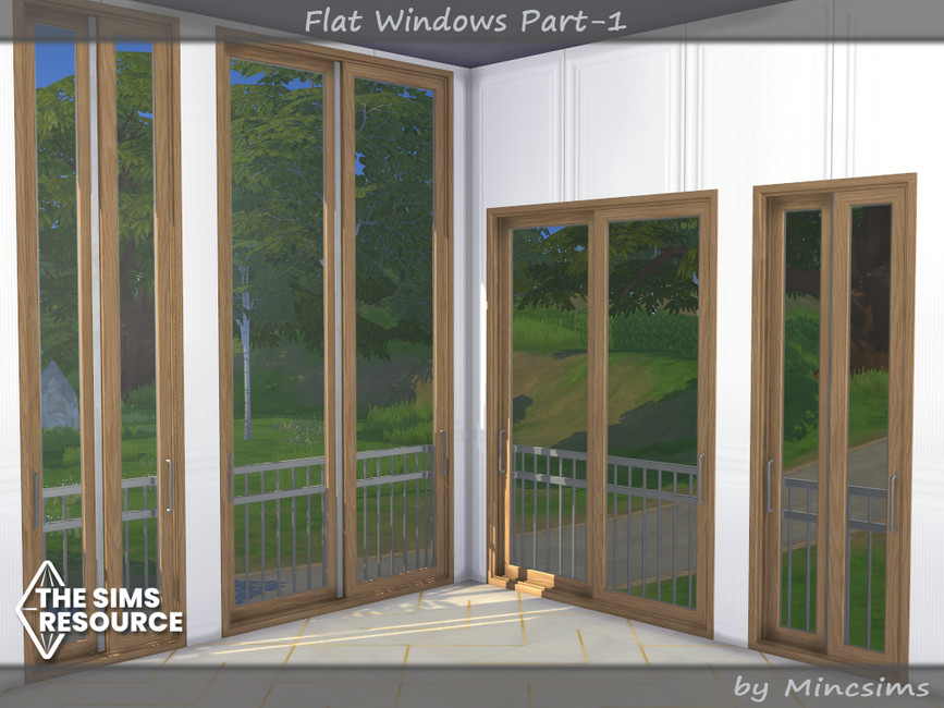 The Sims Resource - Flat Windows part.1