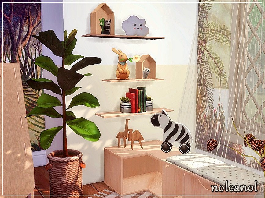 The Sims Resource - Forest Kids Room / TSR CC Only