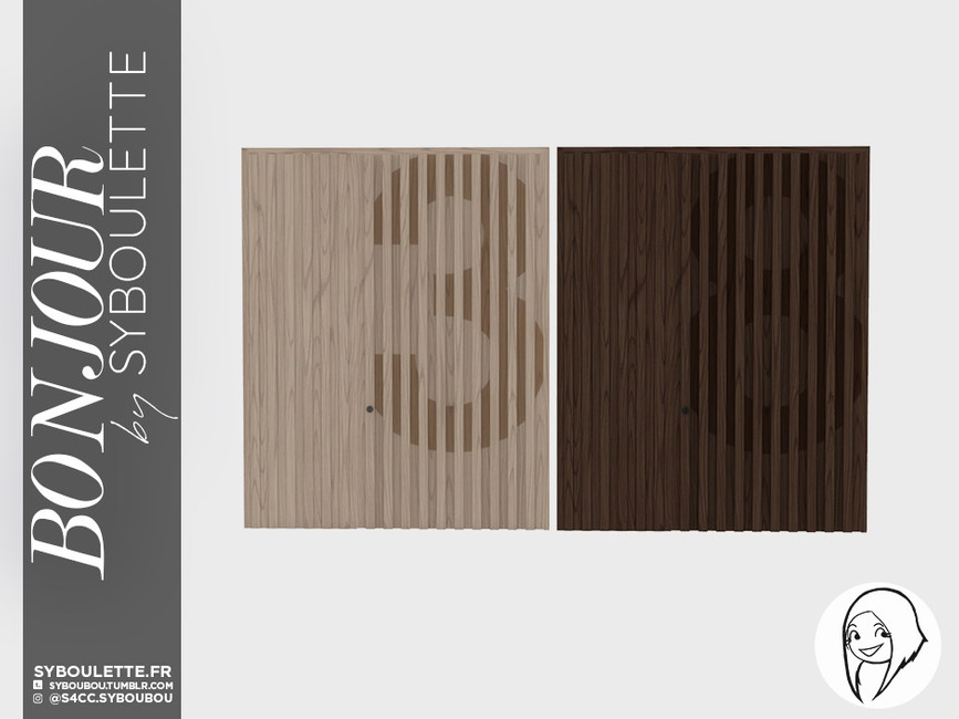 The Sims Resource - Bonjour - Numbered front door (medium)