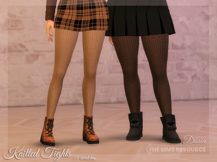 The Sims Resource - Knitted Tights