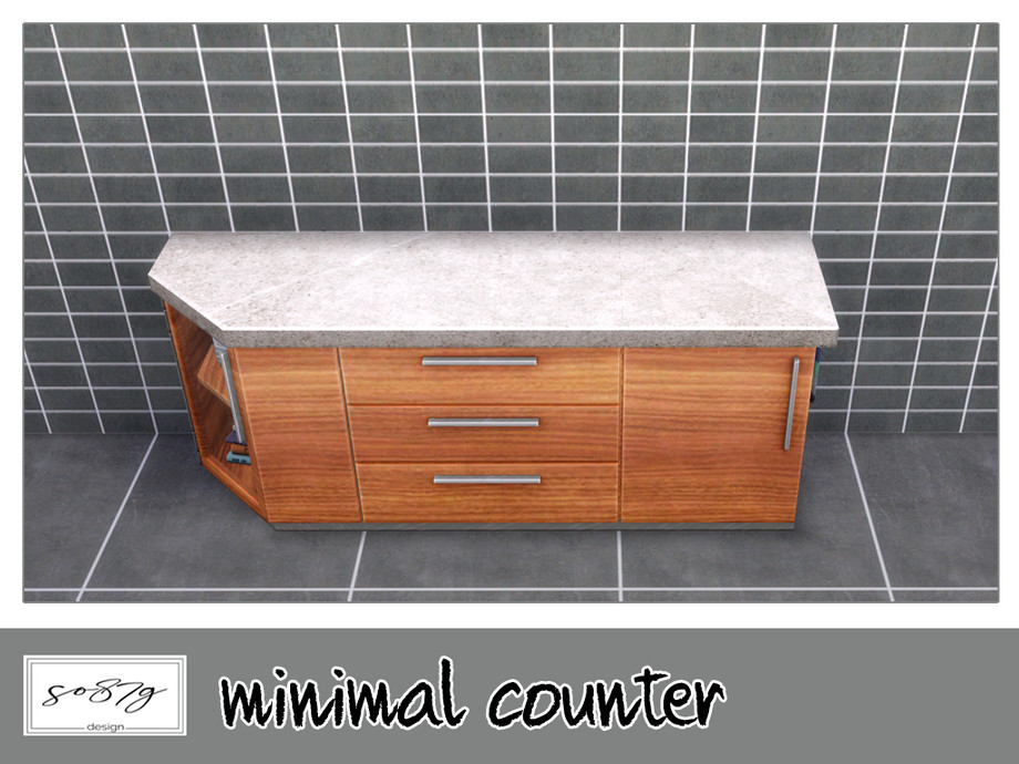 The Sims Resource | minimal kitchen counter