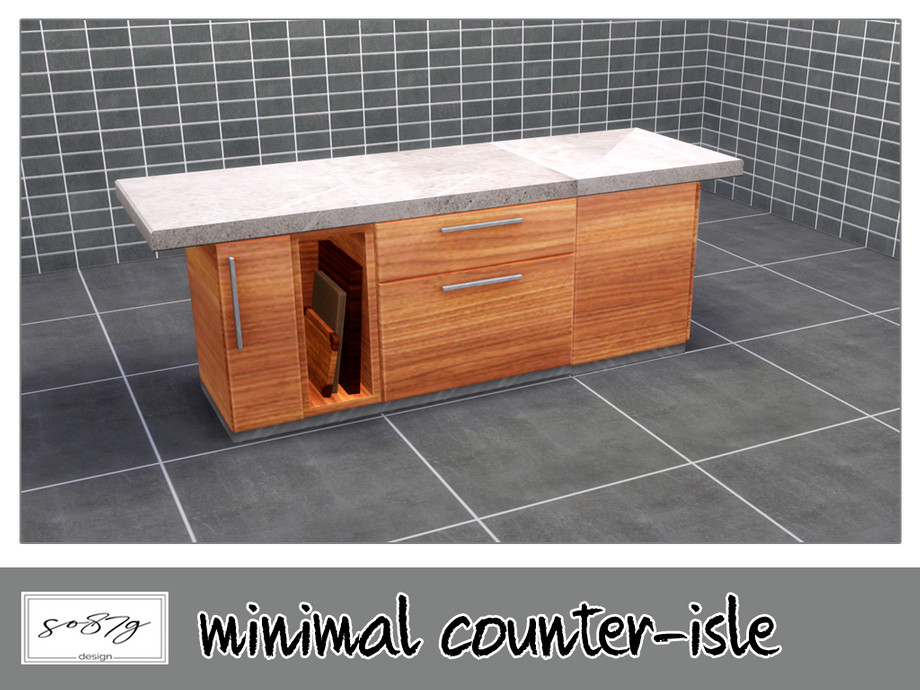 The Sims Resource | minimal kitchen counter Isle