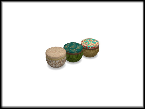 The Sims Resource | Indian Summer Outdoor Living Ottoman